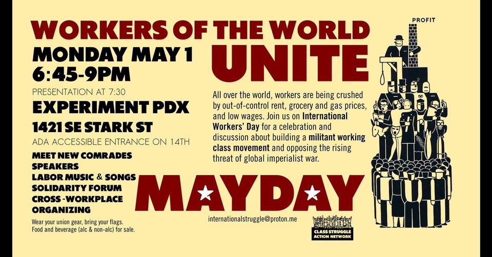 MAYDAY | RevolutionResource.org